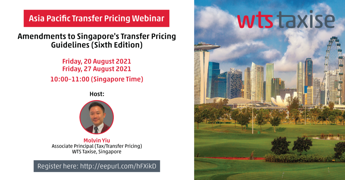 Asia Pacific Transfer Pricing Webinar: Amendments to Singapore's ...